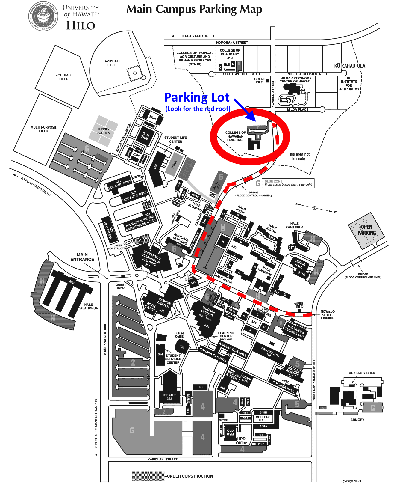 Uh Hilo Campus Map